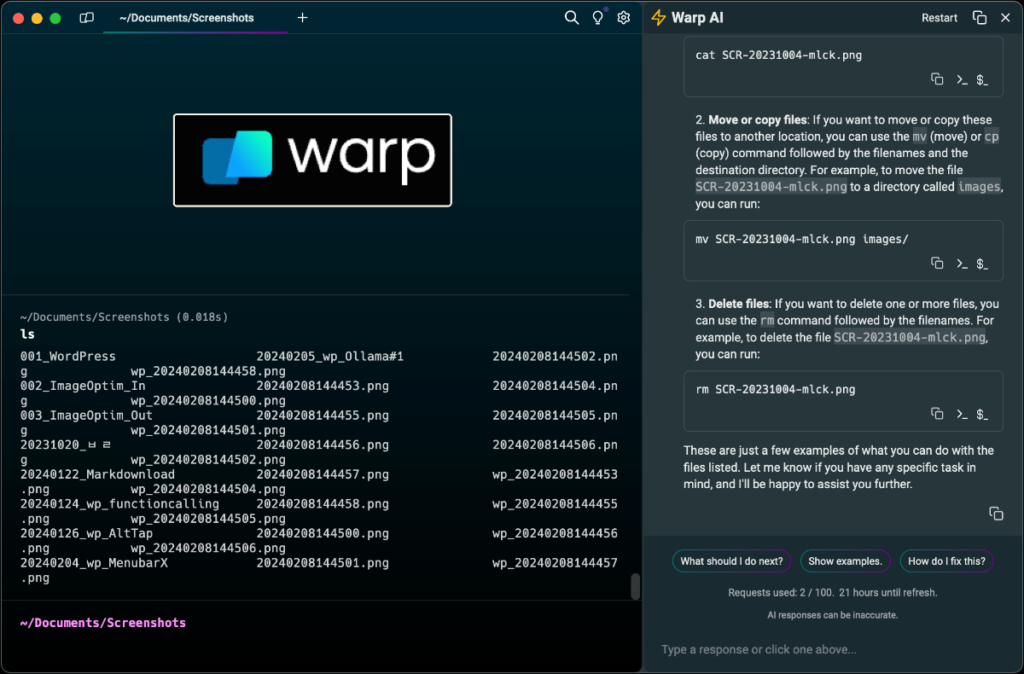 Warp: Mac 사용자를 위한 혁신적인 AI 터미널앱 소개 | AI&GameDev